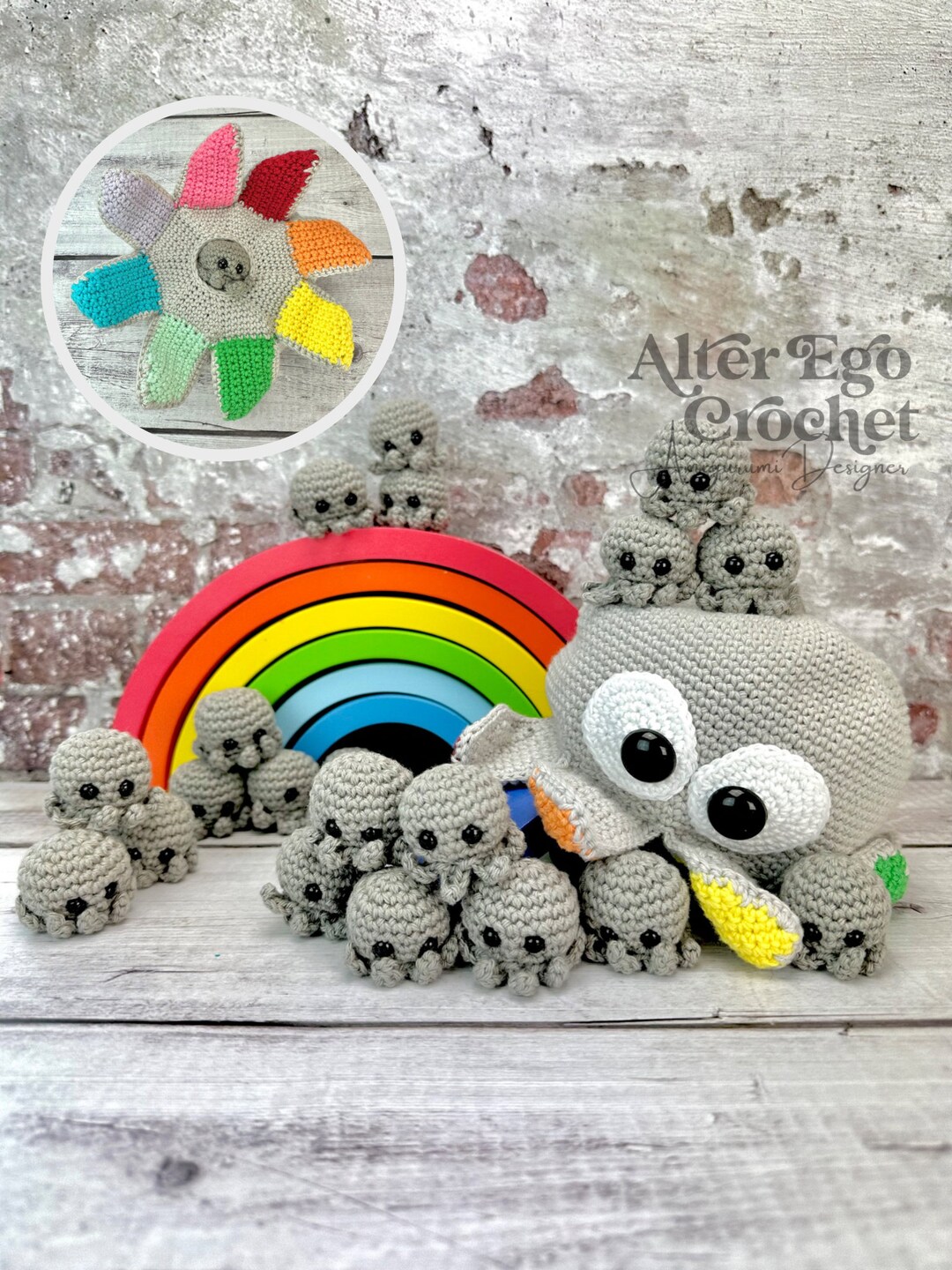 LOW SEW Memory Game Octopus Surprise, Amigurumi Crochet Pattern ...