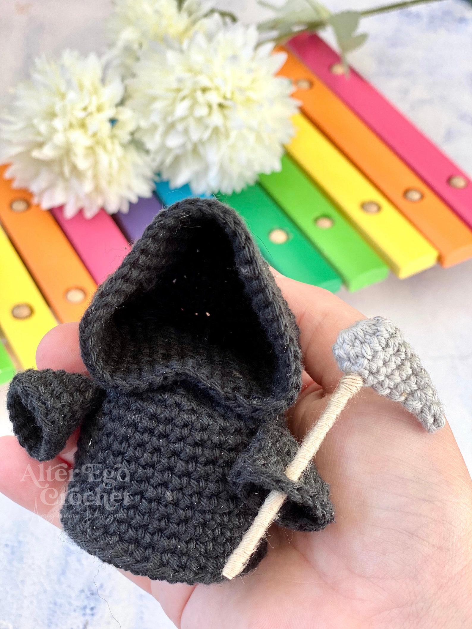 Amigurumi Grim Reaper Crochet Pattern, Death, Halloween, Scary, Spooky ...