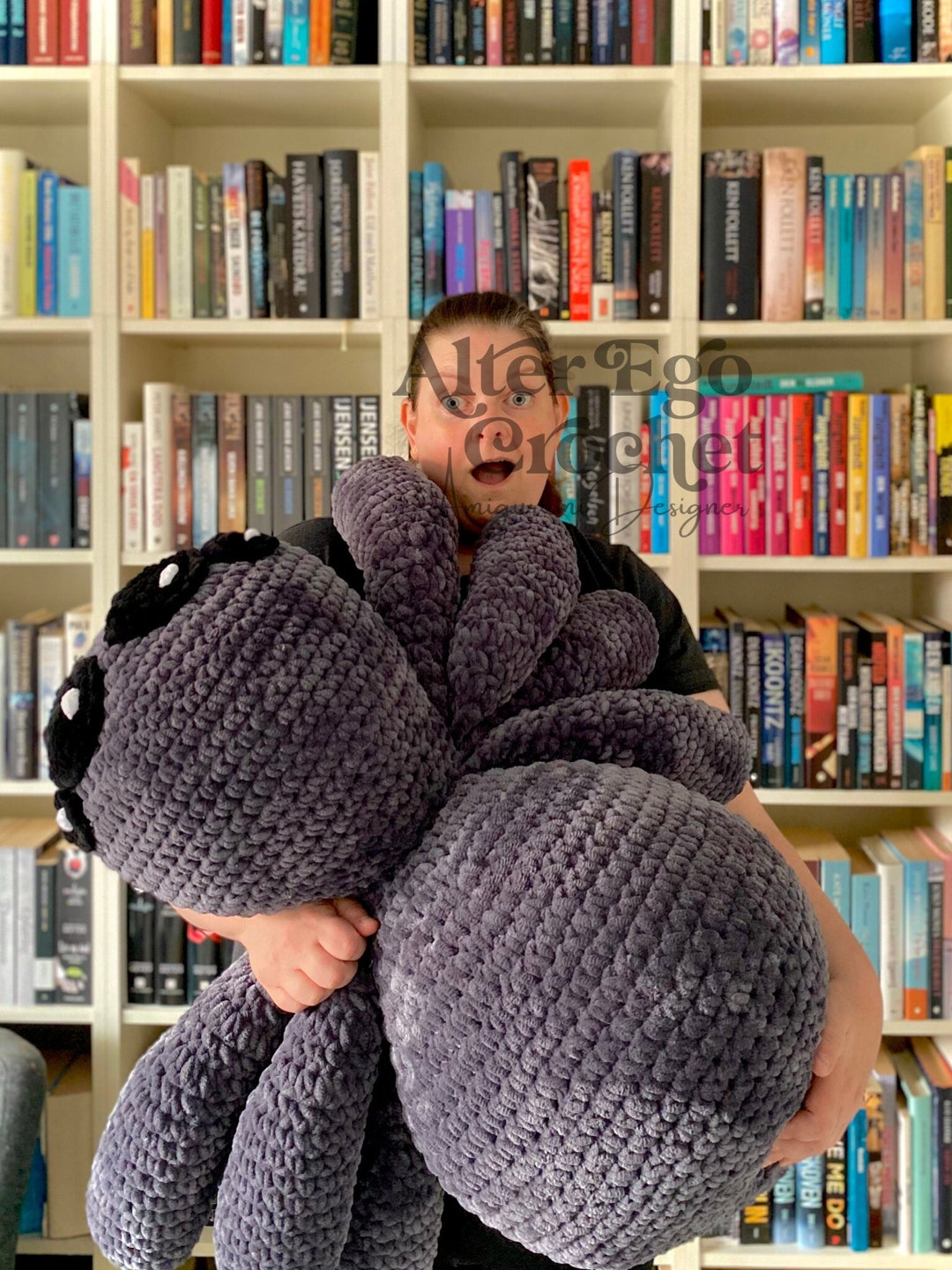 Huge Tarantula Crochet Amigurumi Pattern, Big Spider, Bug, Insect, Tony ...