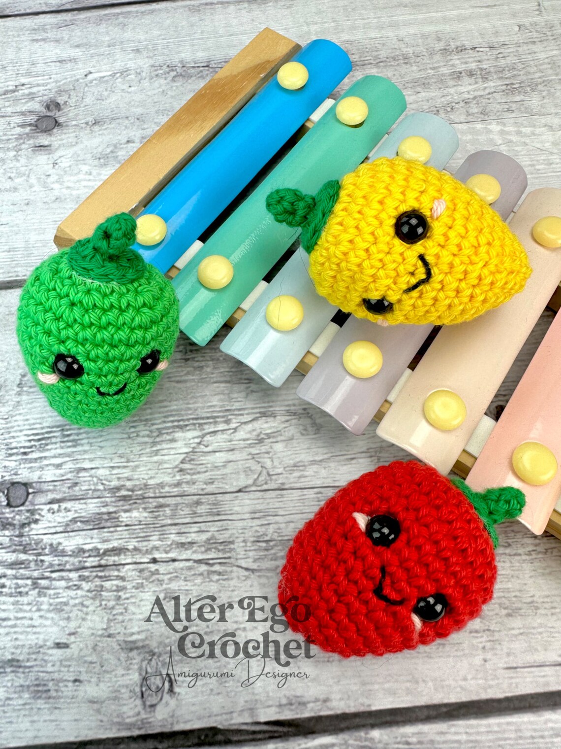 Chili Crochet Amigurumi Pattern, Food, Fruit, Vegetables, Veggies ...