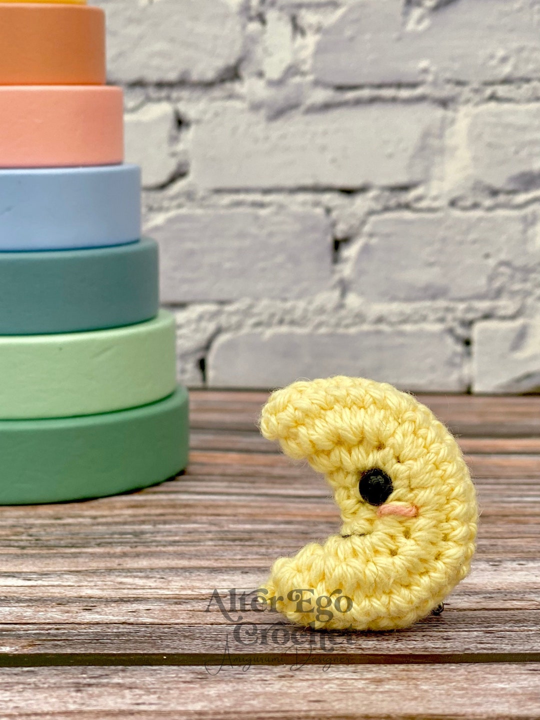 Mini Moon Crochet Amigurumi Pattern, Planet, Sky, Celestial, Sun, Space ...