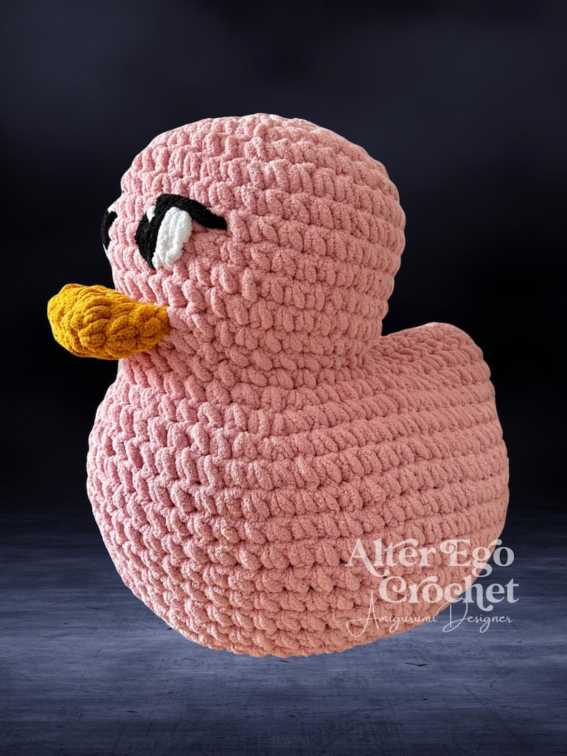 Huge Duck Amigurumi Crochet Pattern, Rocking Chair, Big Stool, Play Toy ...