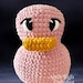 Huge Duck Amigurumi Crochet Pattern, Rocking Chair, Big Stool, Play Toy ...