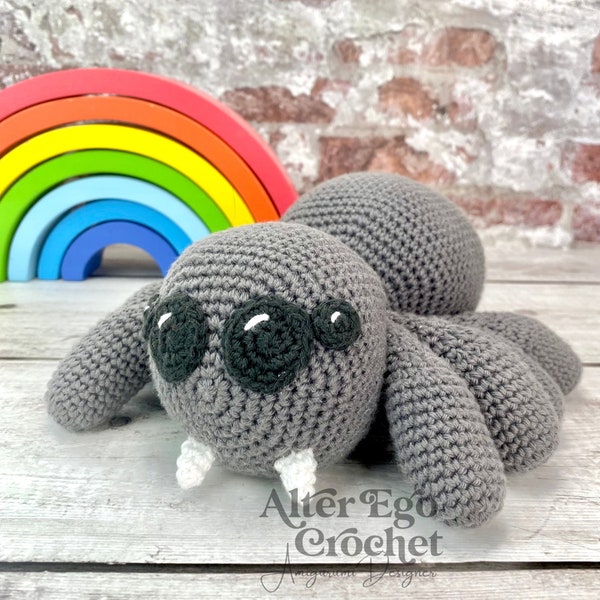 Crochet Jumping Spider Pattern - Etsy