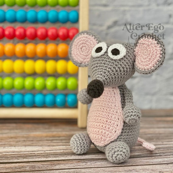 Patrón De Crochet Amigurumi Ratón