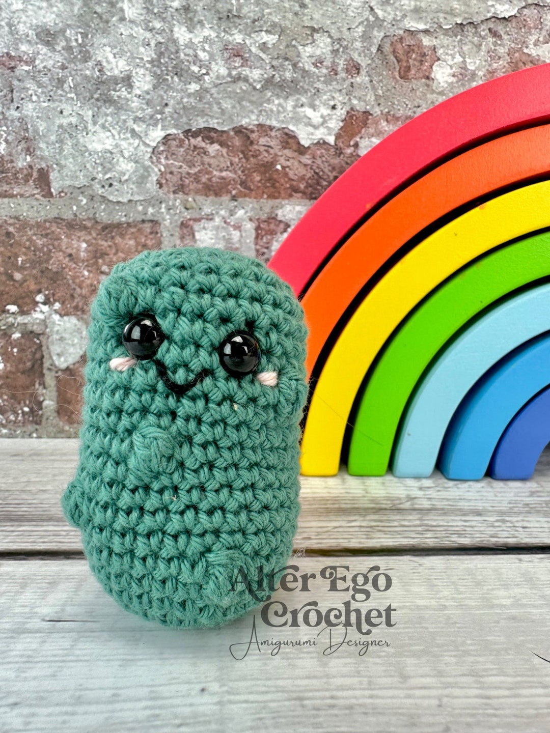 NO SEW Cucumber Crochet Amigurumi Pattern, Pickle, Food, Fruit ...