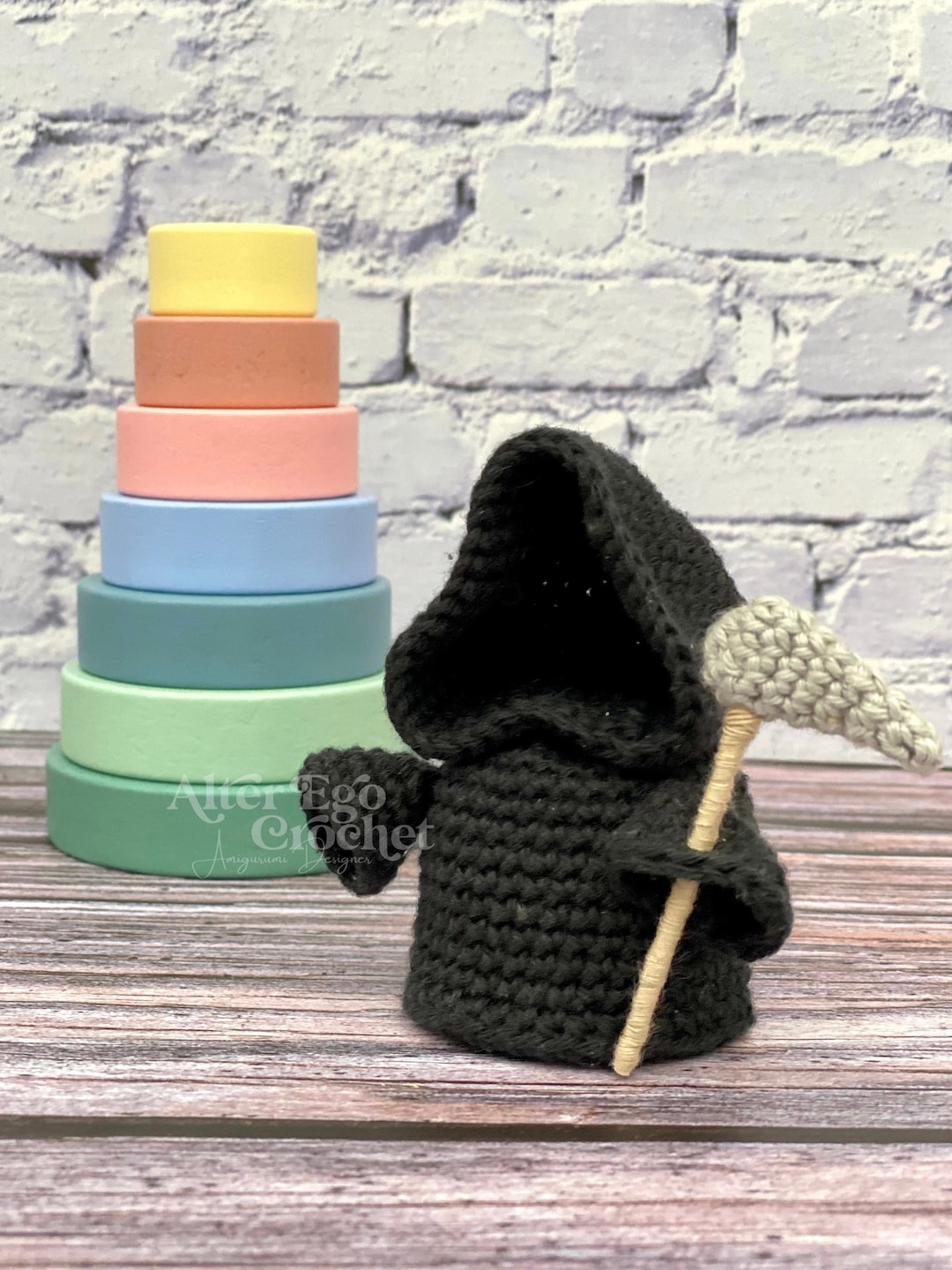 Amigurumi Grim Reaper Crochet Pattern, Death, Halloween, Scary, Spooky ...