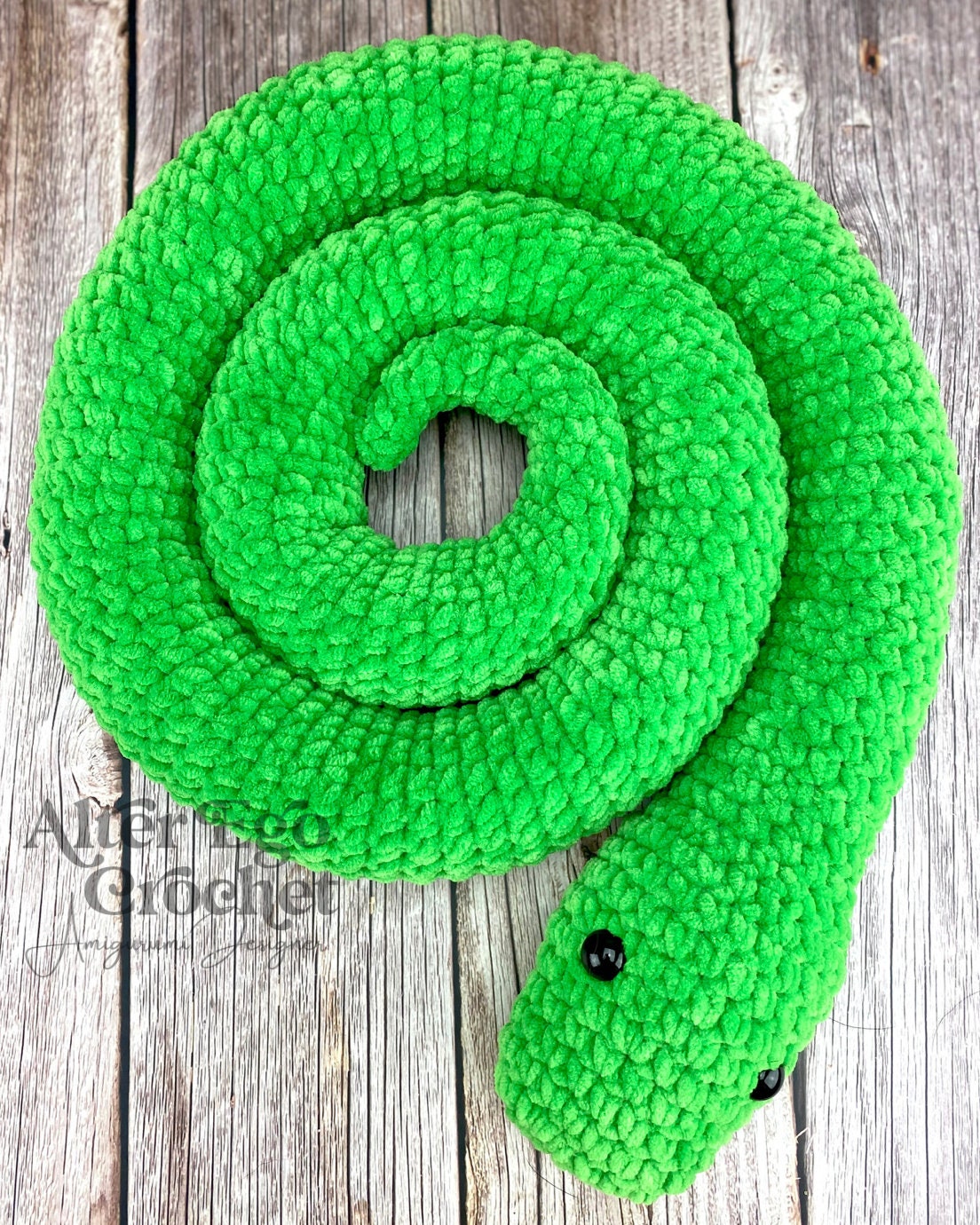 NO SEW Snake Crochet Amigurumi Pattern Serpent Rattle - Etsy Canada
