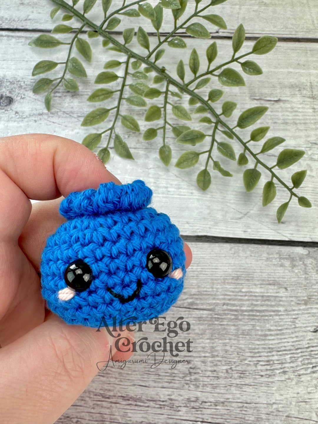 NO SEW Blueberry Crochet Amigurumi Pattern, Food, Fruit, Vegetables ...
