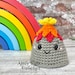 Reversible Volcano Amigurumi Crochet Pattern, Mountain,kawaii, Lava ...