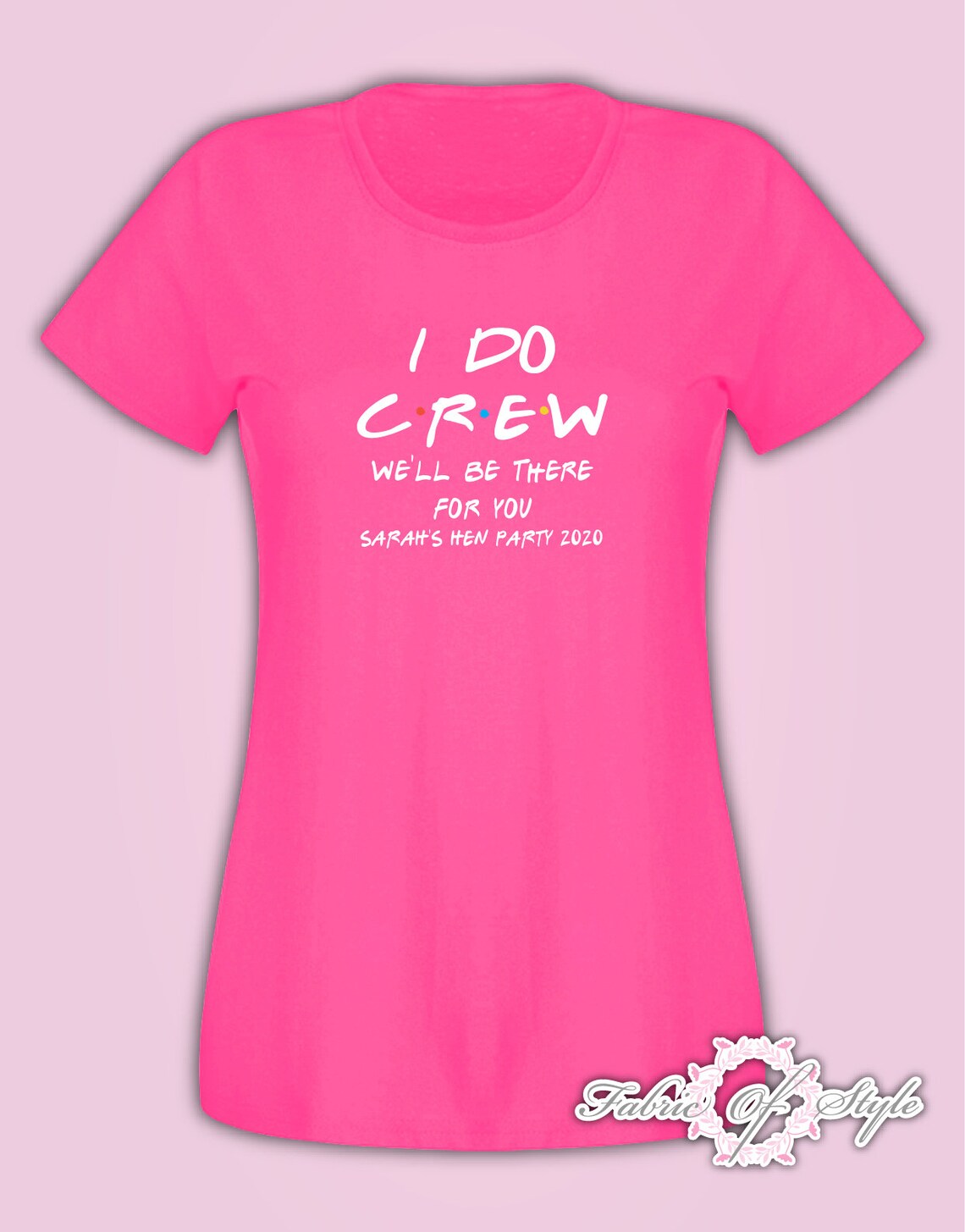 Friends I Do Crew Hen Do Party Bride Bachelorette Party Shirts - Etsy UK