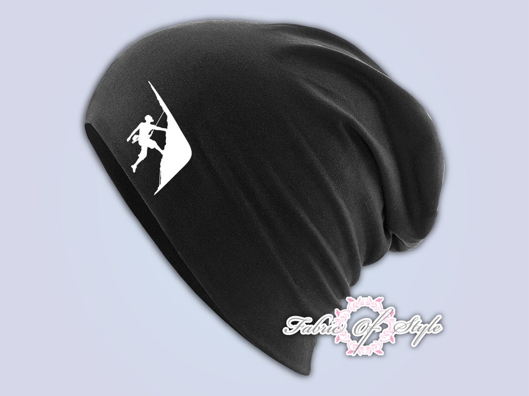Rock Climbing Male Climber Mountain Sport Beanie Hat Sports Soft ...