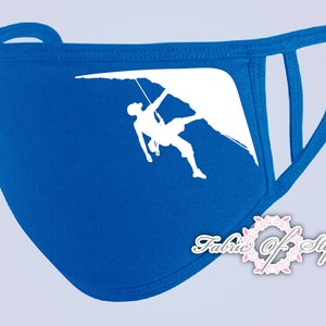 Face Mask Rock Climbing Climber Mountain Sport Washable - Etsy UK