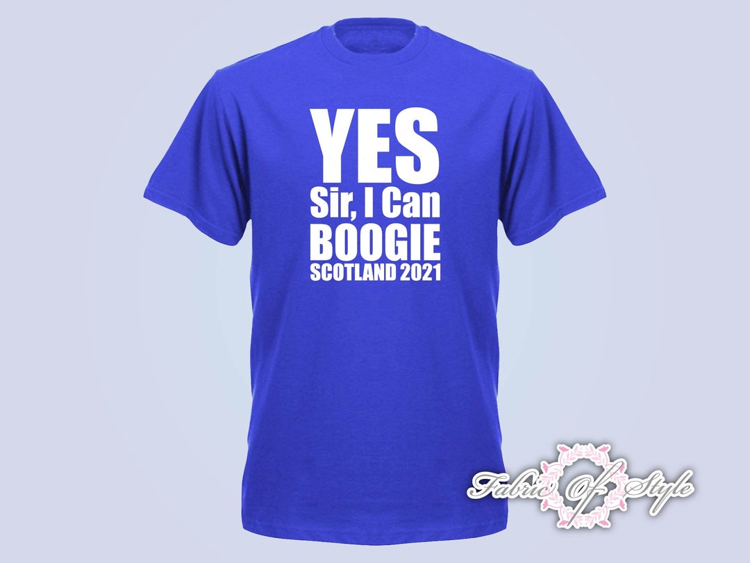 YES Sir, I Can BOOGIE SCOTTISH Flag Scotland Euro 2021 T-shirt Mens ...