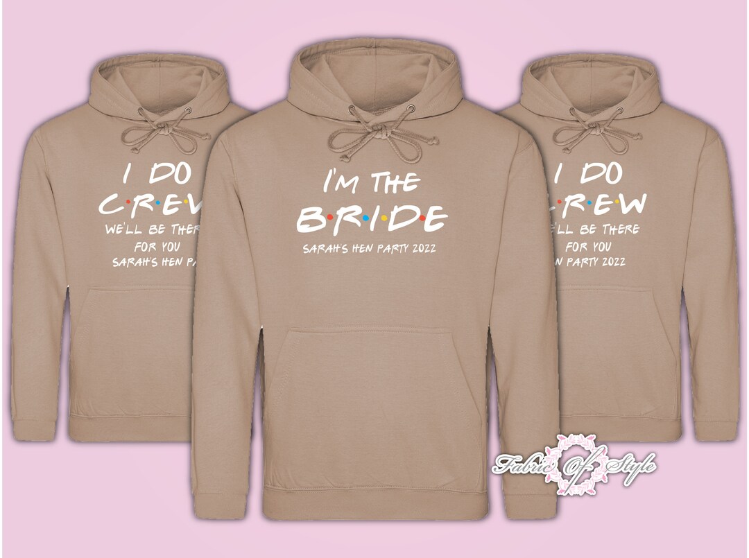Personalised Friends I Do Crew Hen Do Party Bride Tribe Hen Party ...