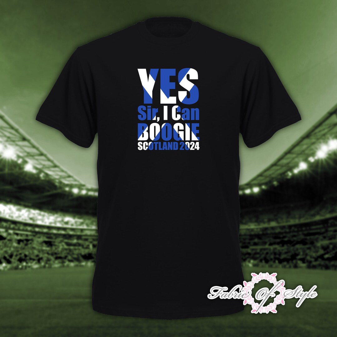 YES Sir, I Can BOOGIE SCOTTISH Flag Scotland Euro 2024 T-shirt Kids ...