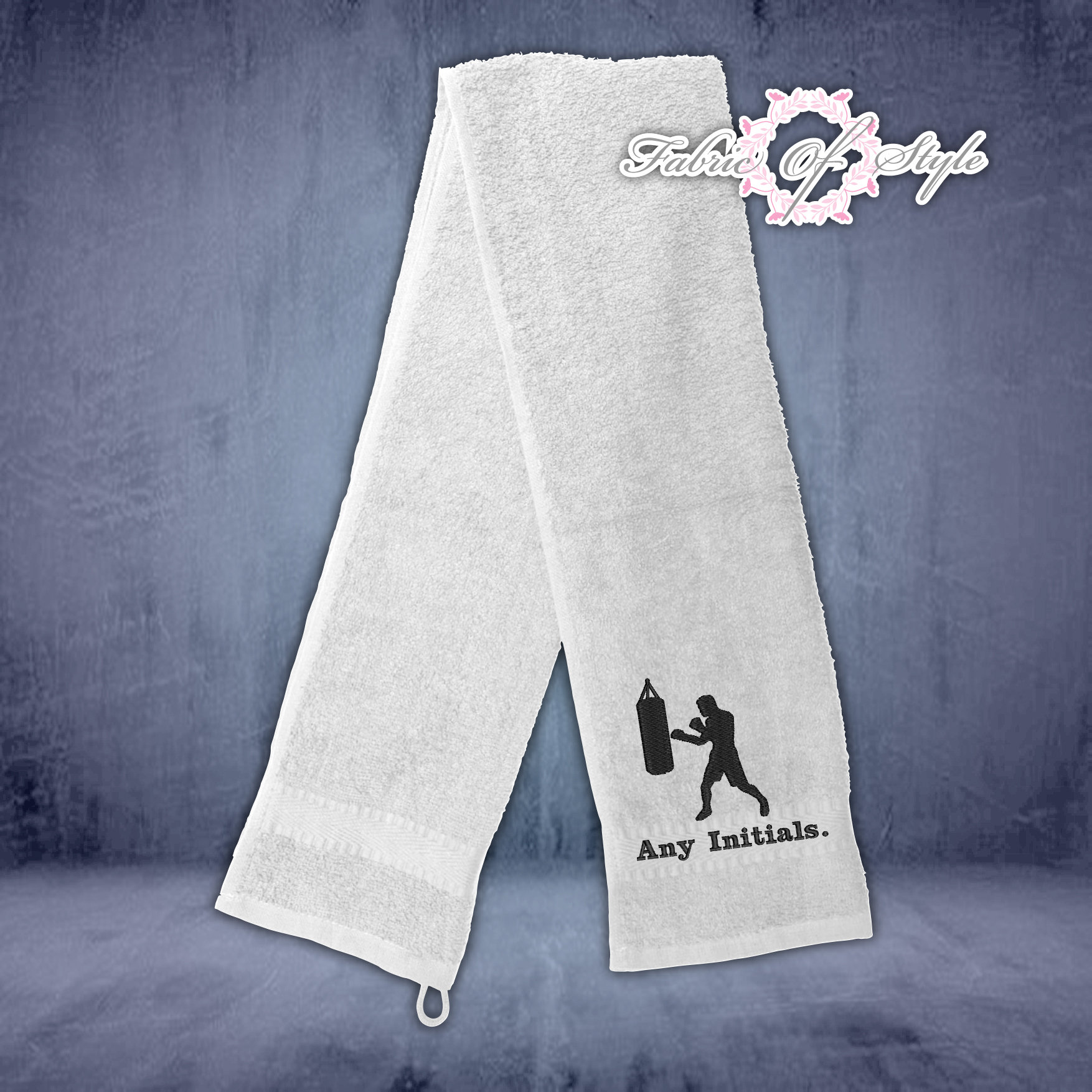 Personalised Gym Embroidered Boxing Box Towel Any Name or | Etsy