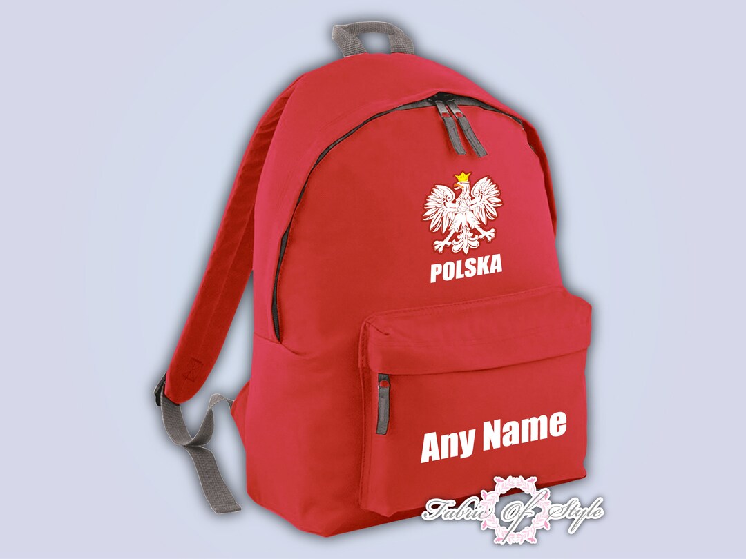 Personalized Kids Backpack: Retro Football Poland Design - Etsy