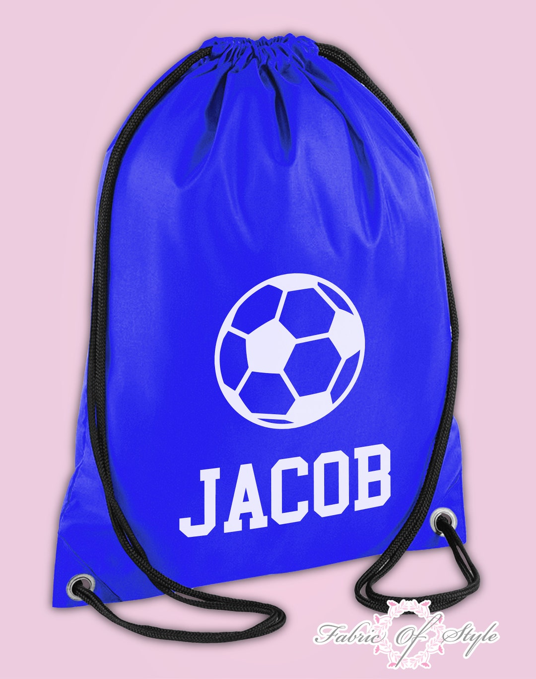 Personalised Any Name Ball Girls Boys Back to Drawstring Bag PE GYM Gym ...