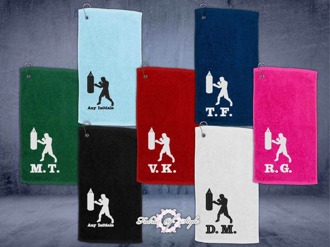 Personalized Boxing Towel: Embroidered Name Gift - Etsy