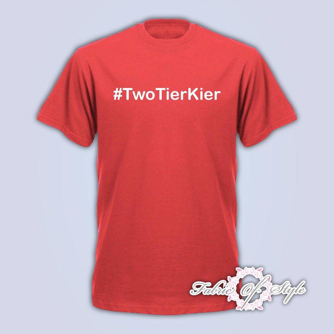 Two Tier Kier Protest United Kingdomt-shirt Mens Red - Etsy