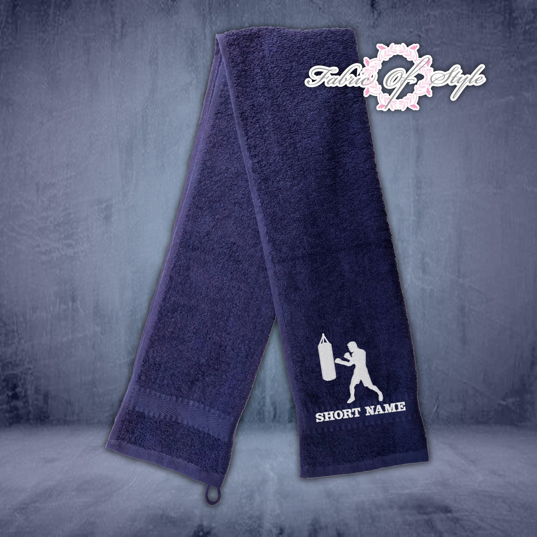 Personalised Gym Embroidered Boxing Box Towel Any Name or | Etsy