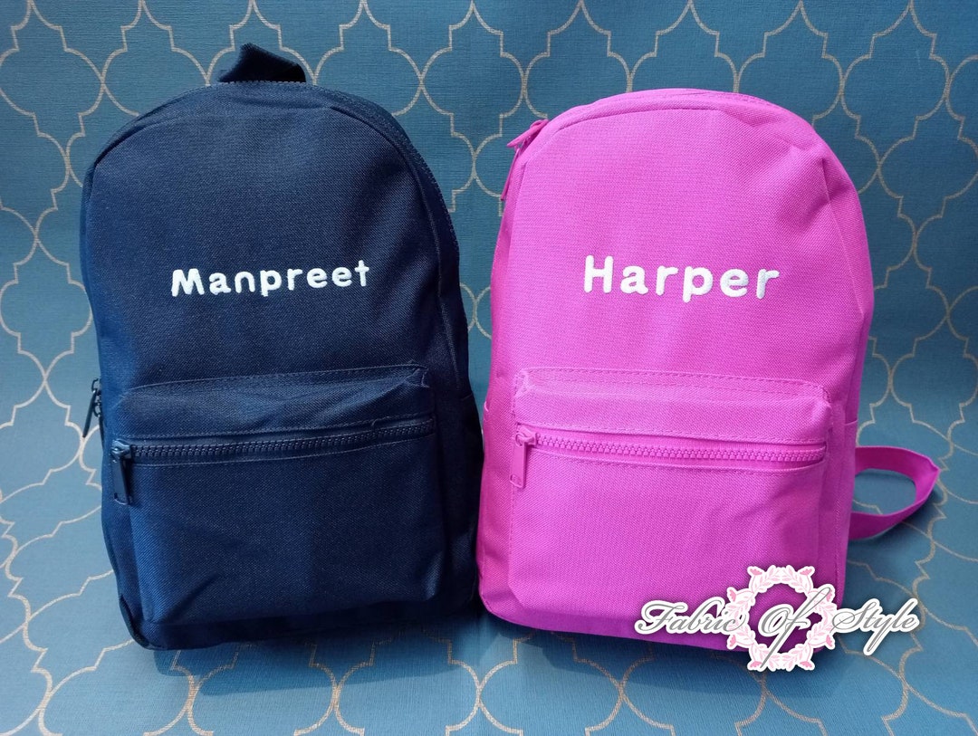 Embroidered Kids Backpack: Personalized Nursery or School Bag - Etsy
