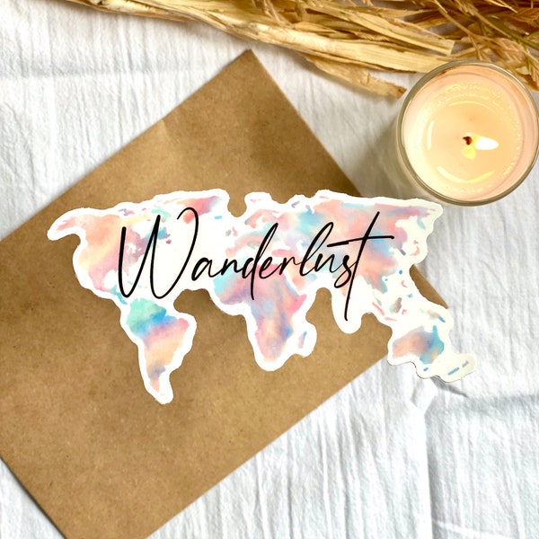 Wanderlust Decal - Etsy
