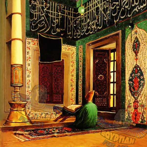 Islamic Painting - Etsy UK