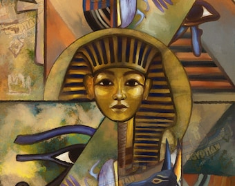 Abstract Egypt Art - Etsy