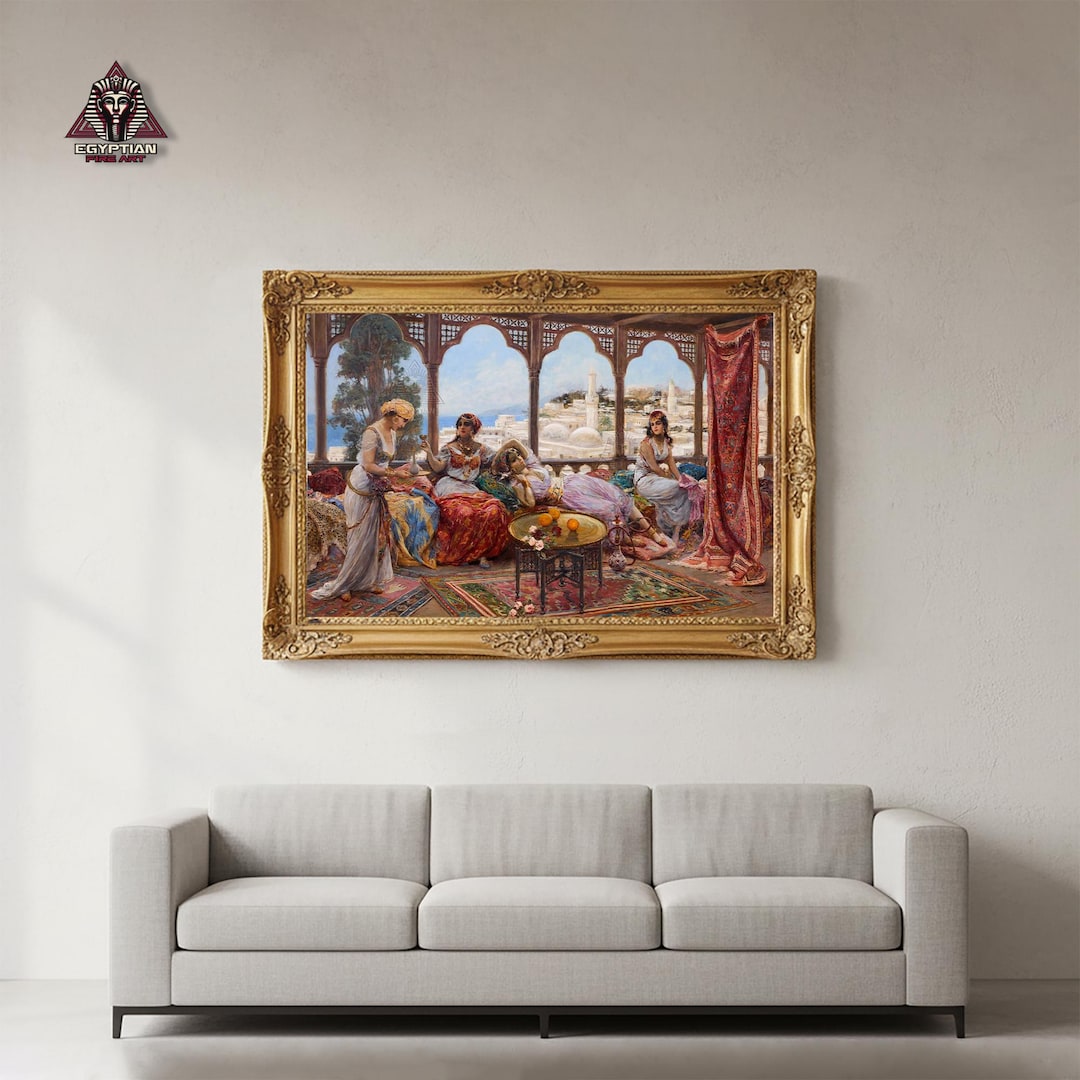 Arab Women on the Terrace by Fabio Fabbi - the Mediterranean Coast ...