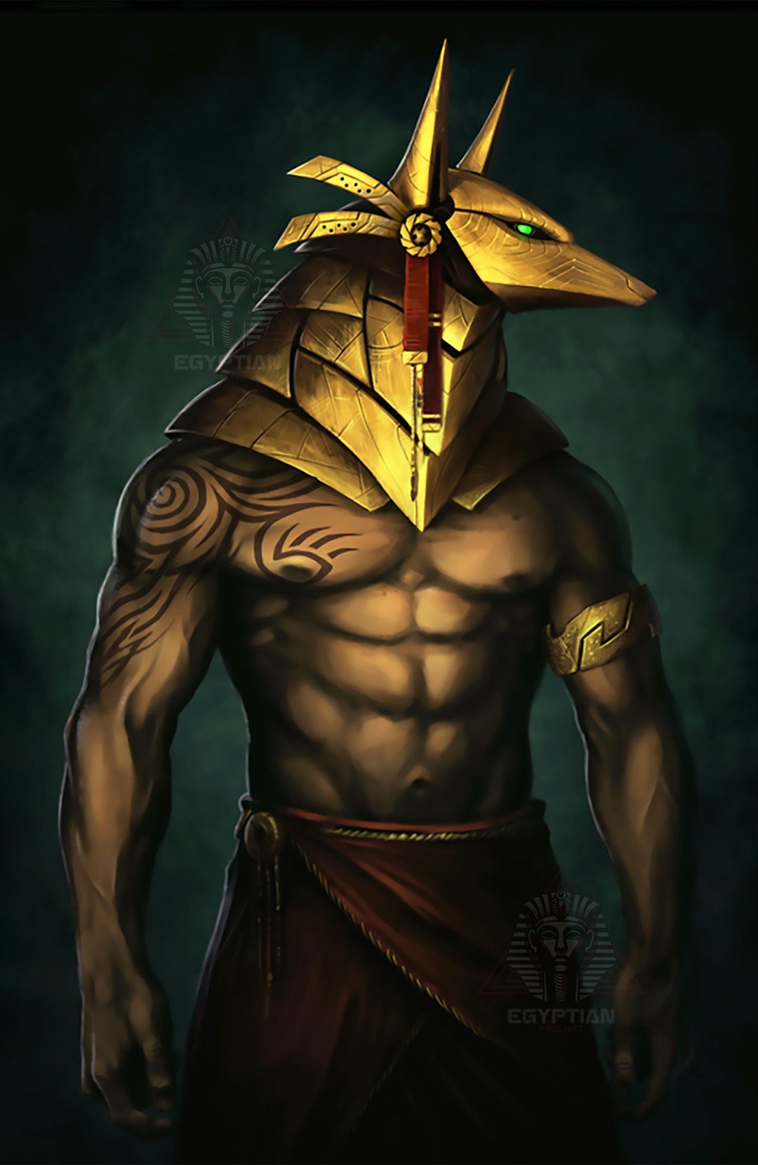 Egyptian Gods Anubis Wallpaper