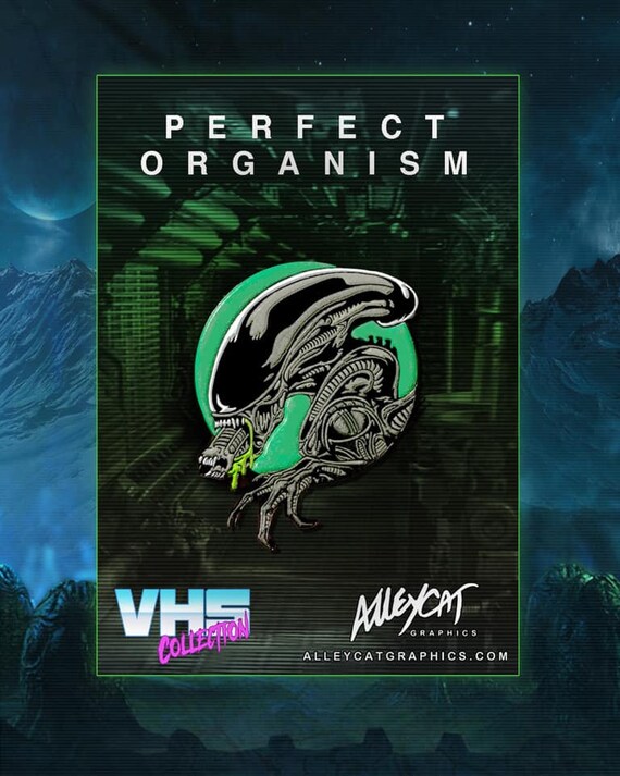 Pin On Xenomorph Vintage Xenomorph Enamel Pin – Harebrained