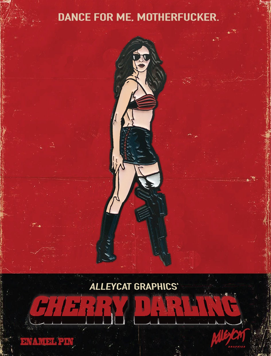 Cherry Darling Planet Terror Soft Enamel Pin | Etsy