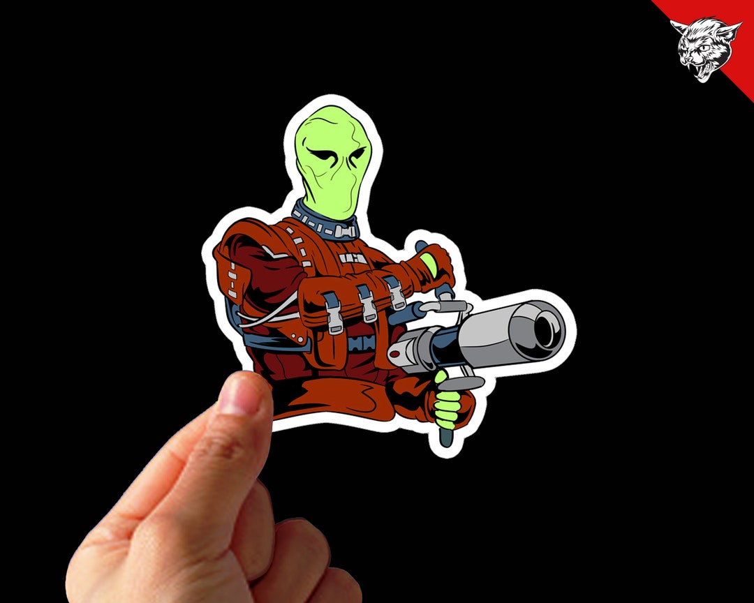 Ug Bounty Hunter - Critters 1986 Sticker Decal - Etsy