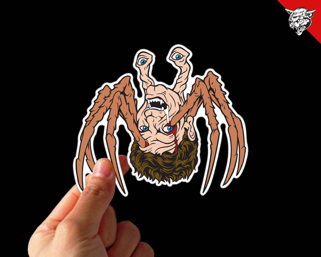 The Thing Head Spider Vinyl Sticker Decal - Etsy