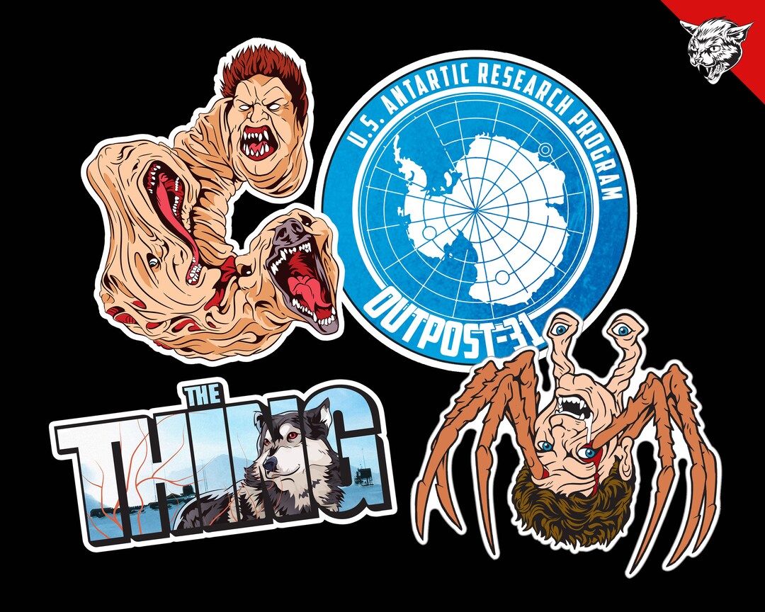 The Thing 1982 Sticker Decal Pack - Etsy