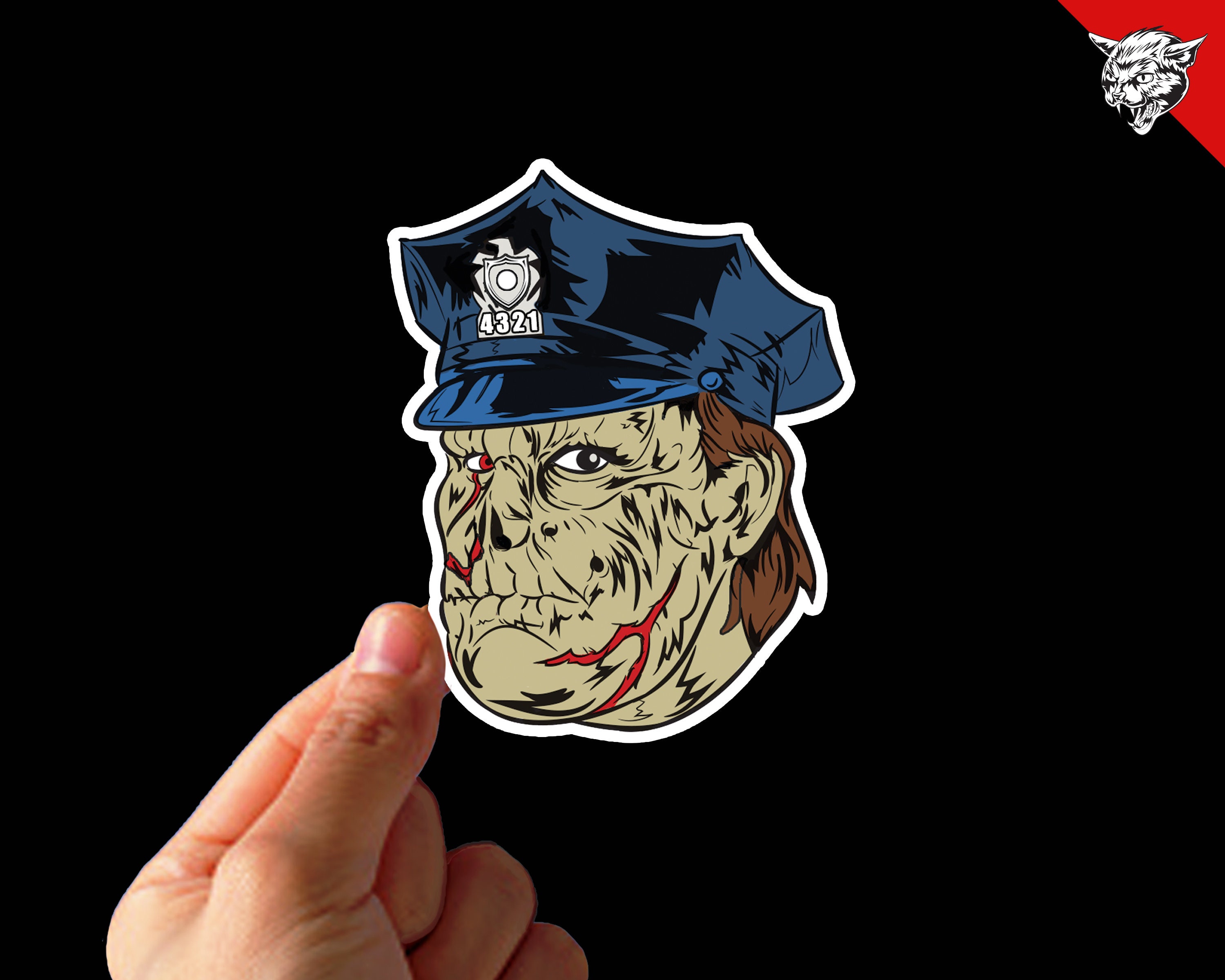 Maniac Cop Die Cut Vinyl Sticker - Etsy