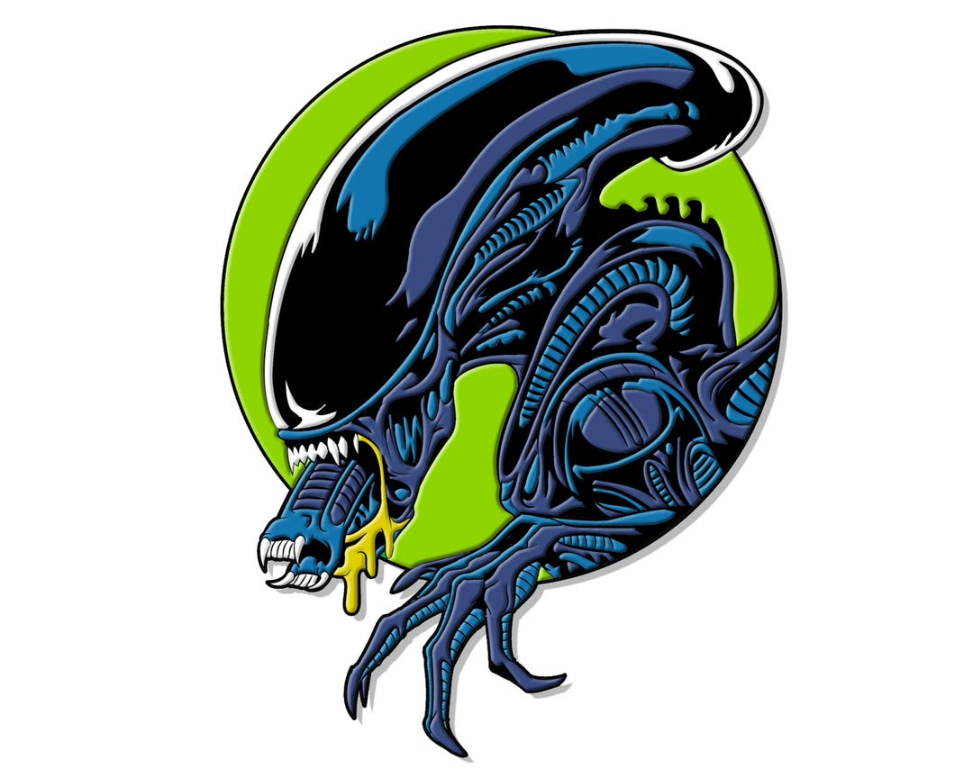 Alien Xenomorph - Weyland Yutani Variant Enamel Pin - Etsy