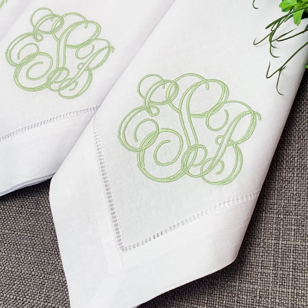 Monogram Napkin - Etsy