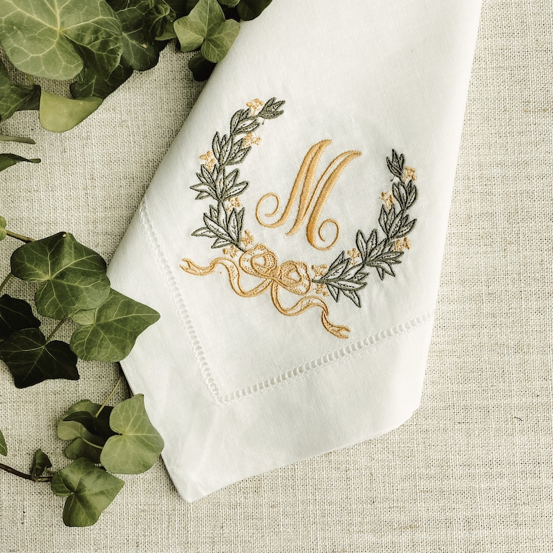 Embroidered Napkins - Etsy