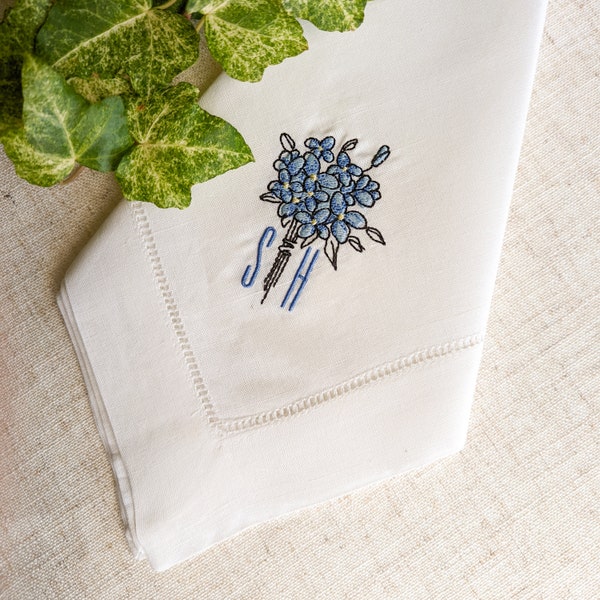 Embroidered Napkins - Etsy