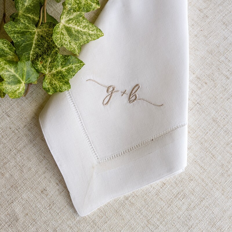 Monogram Napkins - Etsy