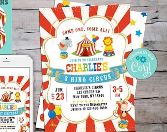 Three Ring Circus Clipart