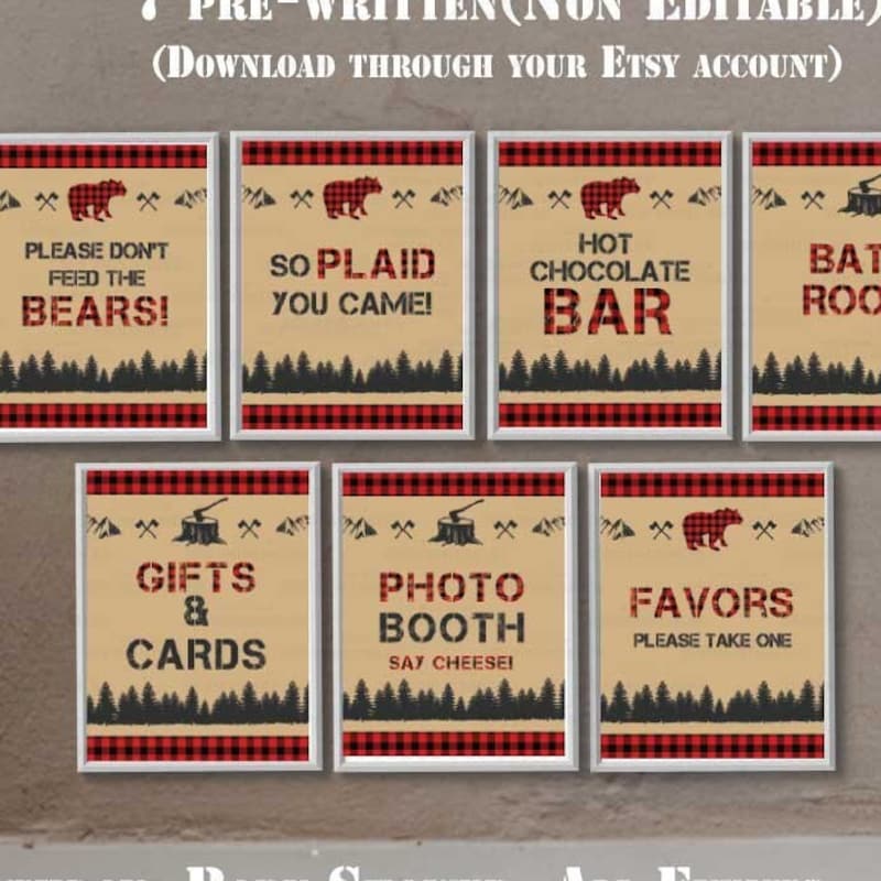 Lumberjack Birthday - Etsy