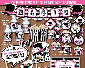 Magic Show Party Decorations - Etsy