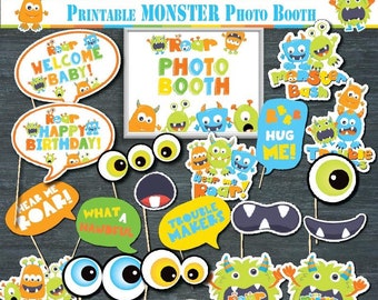 Monster Photo Booth | Etsy