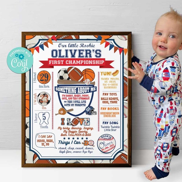 First Birthday Poster - Etsy