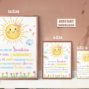 Instant Download-you Are My Sunshine Poster-sunshine Nursery Room ...