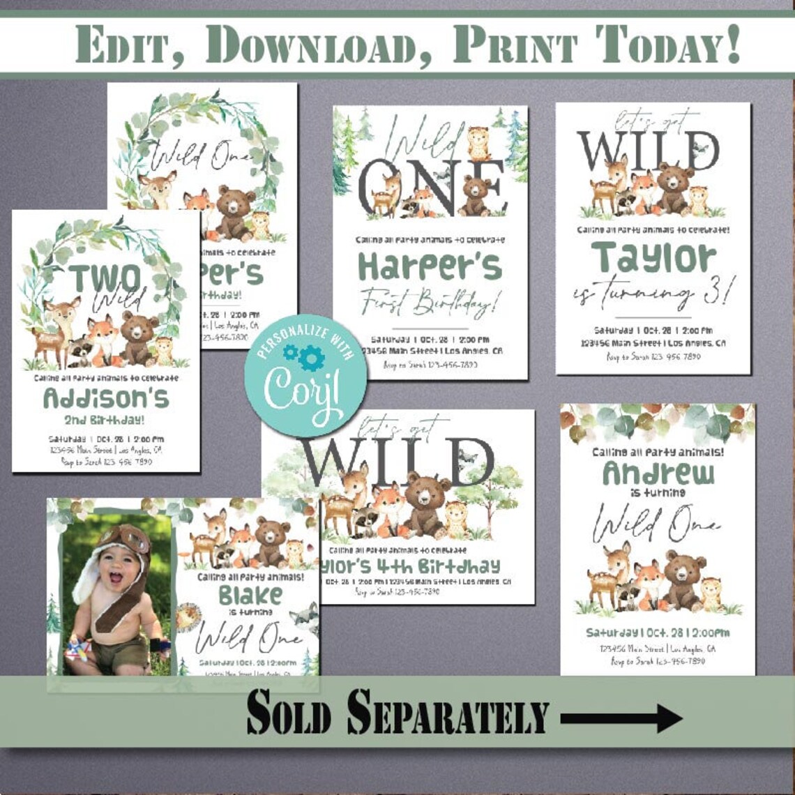 Woodland Birthday Milestone Chalkboard-woodland Party Poster Wall ...